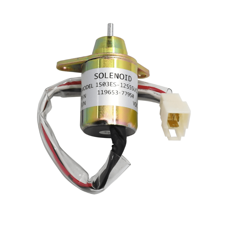 1503ES-12S5SUC12S 12v Fuel Shut Off Solenoid 119653-77950 for Yanmar J ...